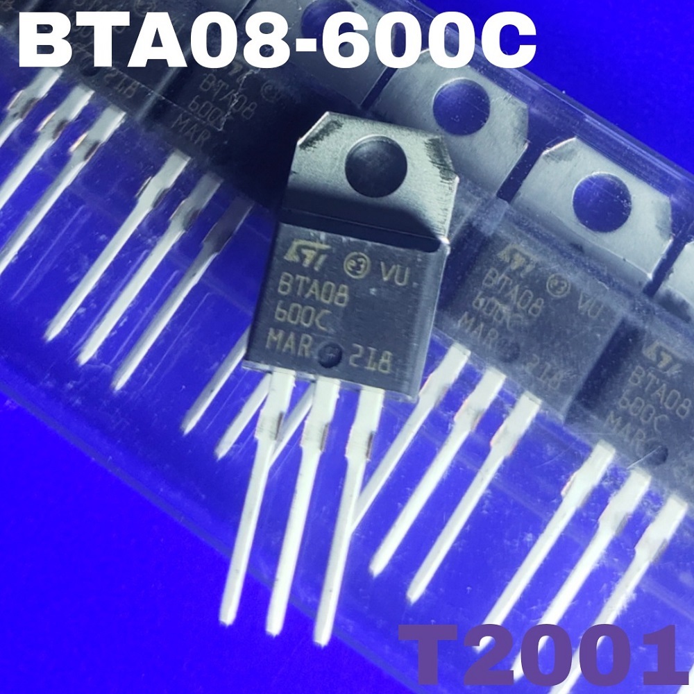 1pcs 8A 600V BTA08-600C BTA08600C BTA08600 BTA 08 600 TRIAC ไตรแอค | Shopee Thailand