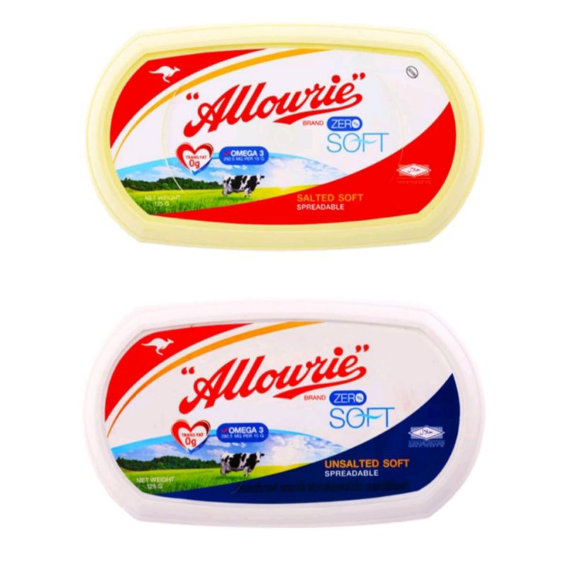 Allowrie อลาวรี่ ซีโร่ซอฟท์ สเปรดเดเบิ้ลบัตเตอร์เบลนด์ ขนาด 125 กรัม ...