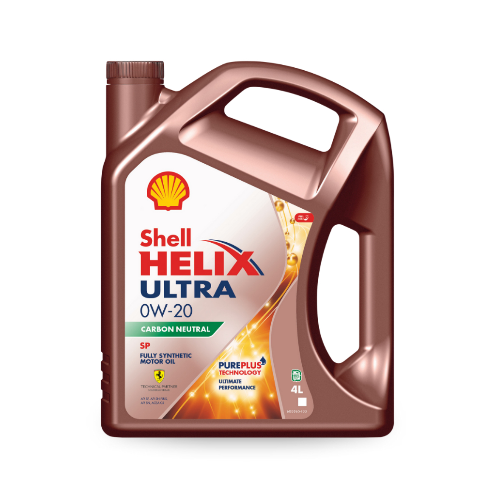 SHELL น้ำมันเครื่องเบนซิน สังเคราะห์แท้ Helix Ultra 0W-20 (4/5 ลิตร ...
