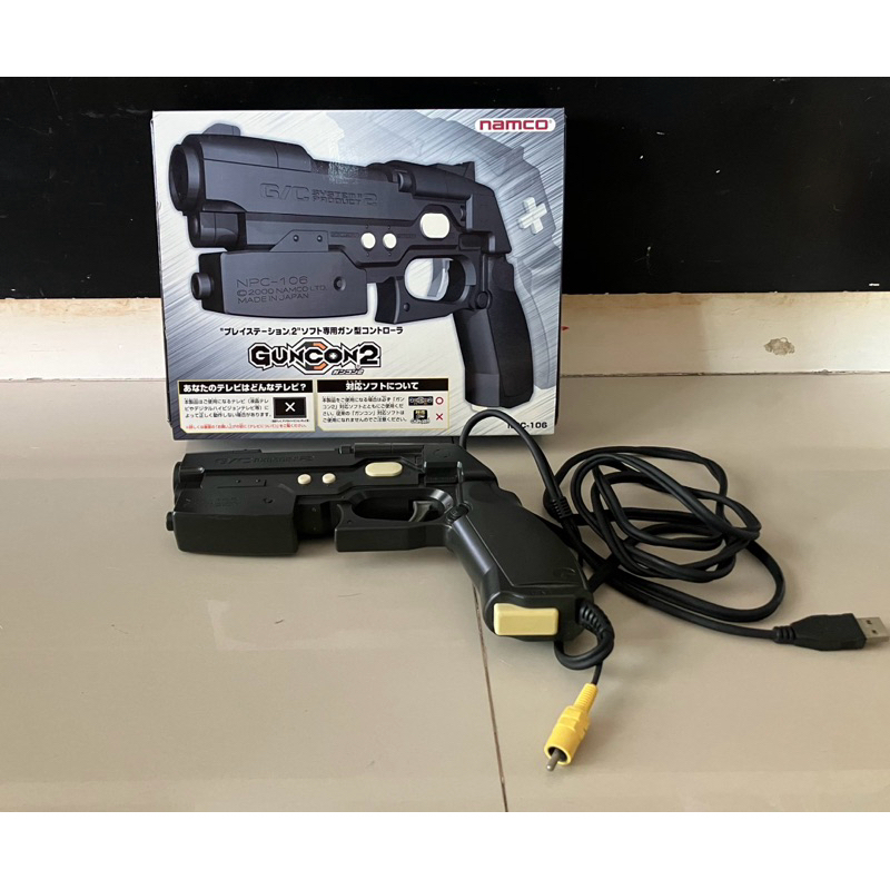 Namco Guncon 2 for PlayStation 2 จอยปืน PS2 สภาพสวยกล่องคม สินค้าแท้ ...