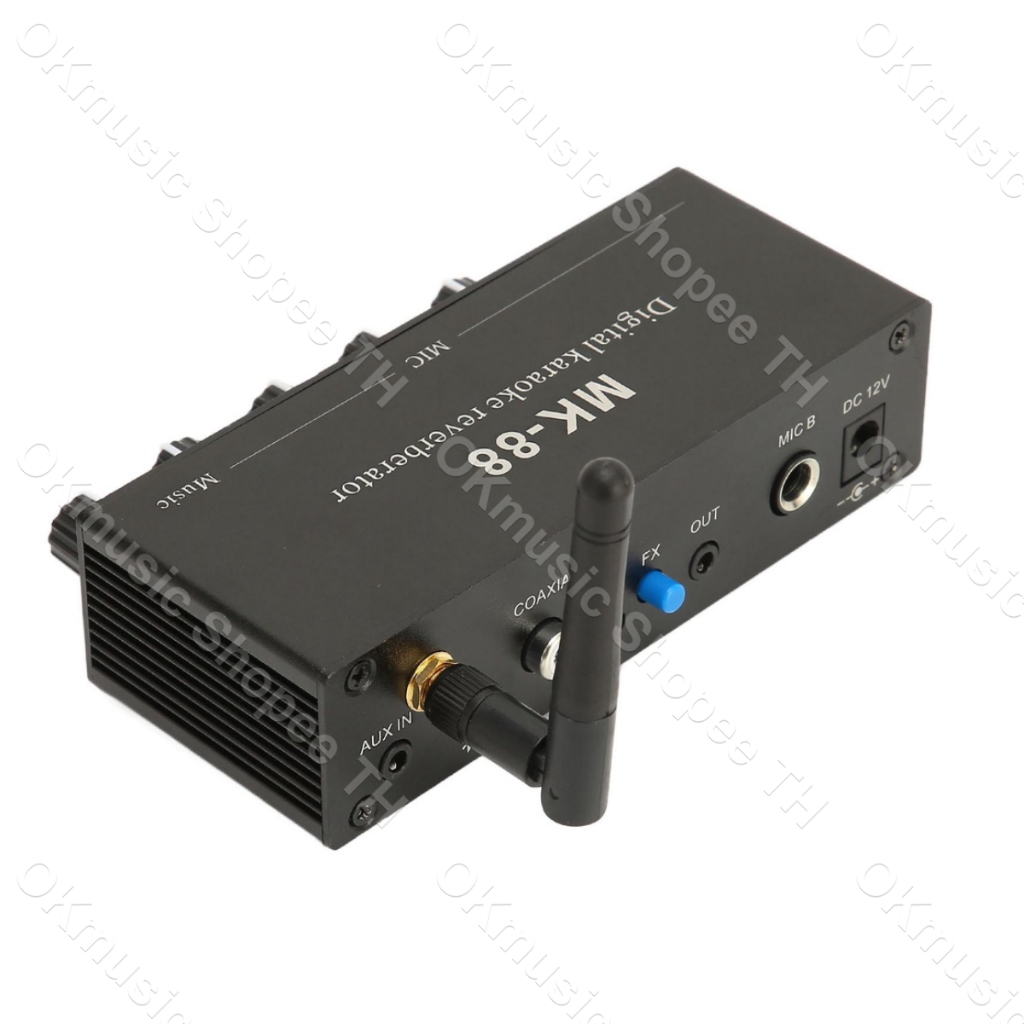 ปรีไมค์เอฟเฟคแท้ mk88 มีบูลธูทในตัว. MK 88 เครื่องมิกเซอร์คาราโอเกะ อลูมิเนียมอัลลอยด์ 6.5 มม. ...