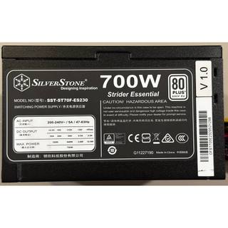 POWER SUPPLY (อุปกรณ์จ่ายไฟ) SILVERSTONE STRIDER ESSENTIAL-700W 80 PLUS ...