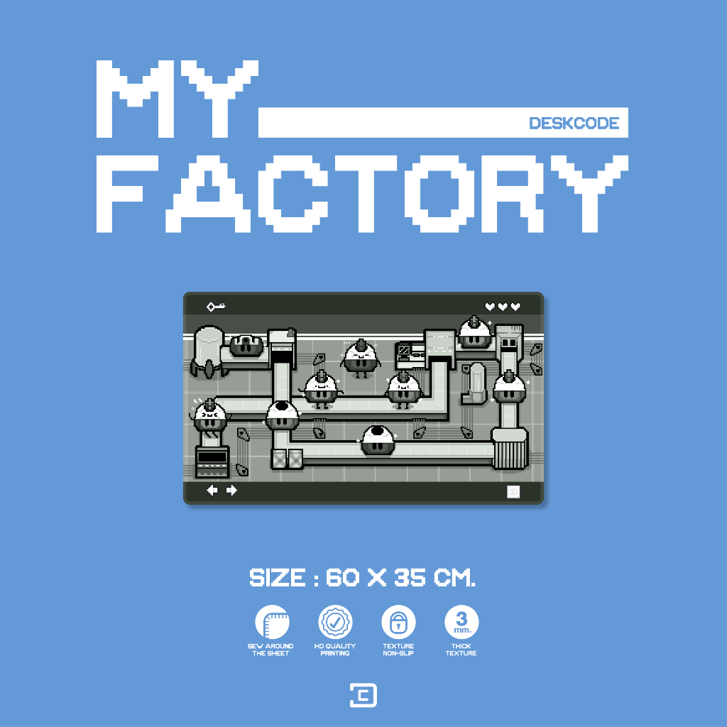 [ DESKCODE ] แผ่นรองเมาส์ My Factory - DESKMAT COLLECTION แผ่นขนาดใหญ่ 90x40 80x30 60x35 และ ...