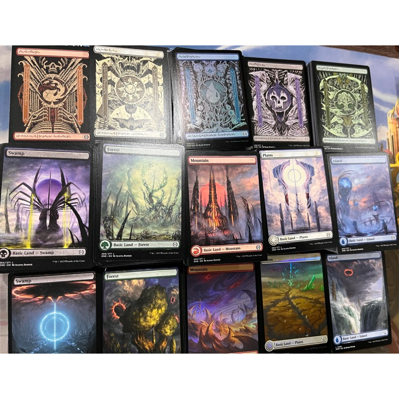 MTG Basic Land - All - Phyrexia All Will Be One | Shopee Thailand