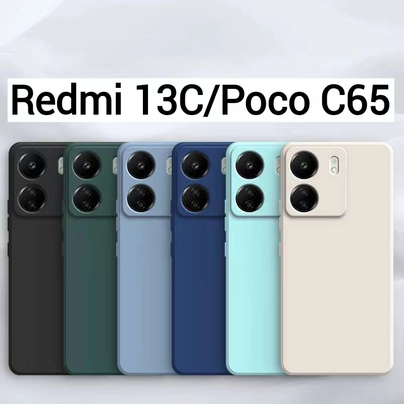 Redmi A3/Redmi Note 13 5G/POCO C65(ส่งในไทย)เคสTPUนิ่มสีพาสเทลแบบคลุม ...