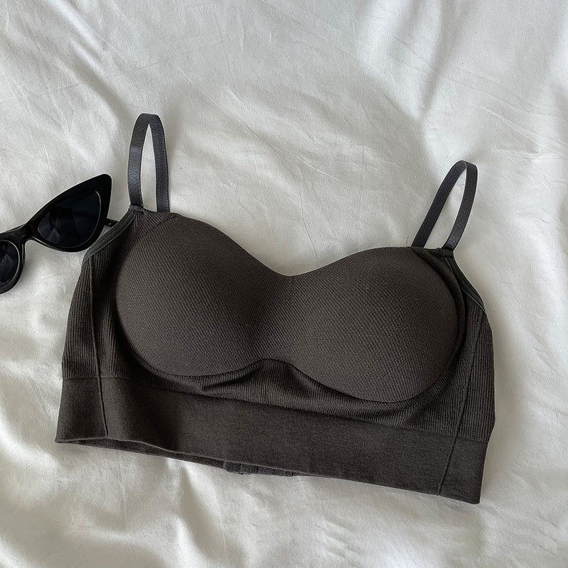 SB-122 [24SHOP]ครอปบรา ทรูโทน สุดเก๋ บราแฟชั่น ครอปบราแฟชั่น | Shopee Thailand