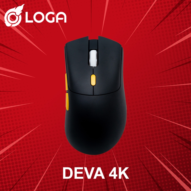 เมาส์เกมมิ่งไร้สาย LOGA Deva 4K Wireless ประกันศูนย์ 2 ปี | Shopee Thailand
