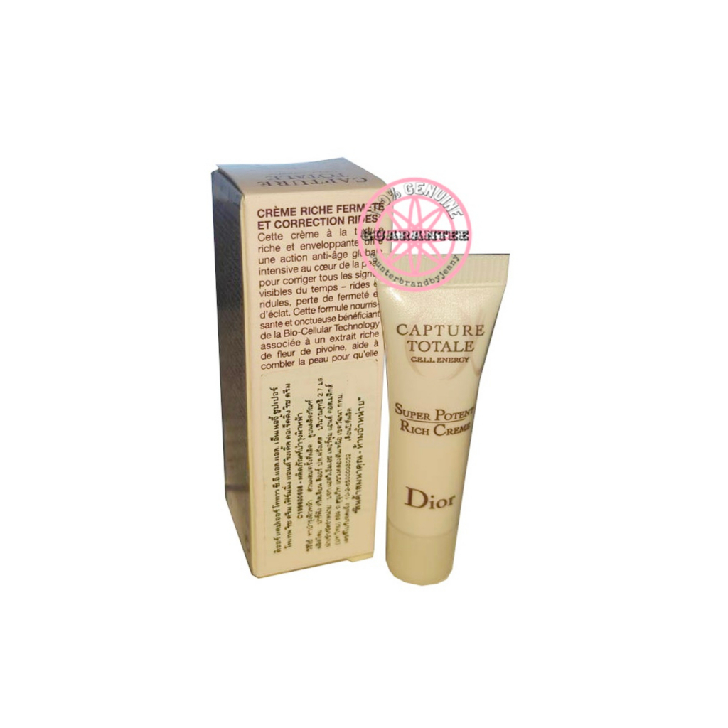 ป้ายไทย ของแท้ DIOR Capture Totale Cell Energy Super Potent Rich Creme 2.7mL | Shopee Thailand
