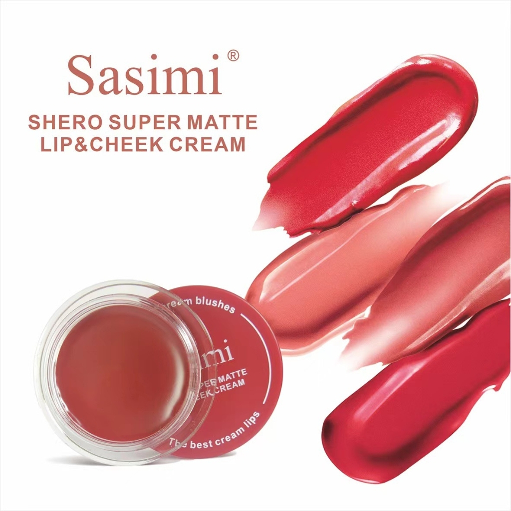 XH-055 SASIMI 2IN1 Lip&Cheek Cream บลัชเนื้อครีม ใช้ได้ทั้งปัดแก้ม หรือ ...