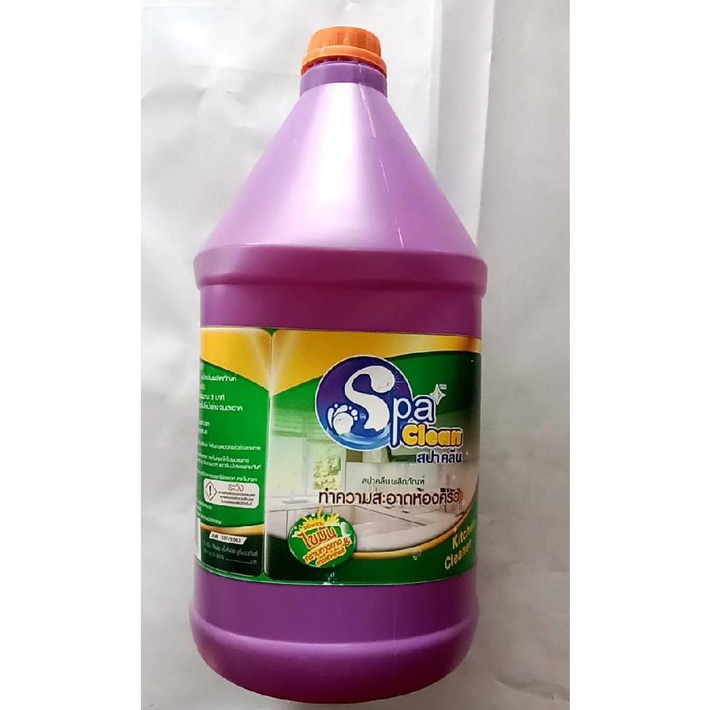 น้ำยาทำความสะอาดห้องครัว ขจัดคราบไขมัน 3,800 มล. Spa Clean | Shopee Thailand