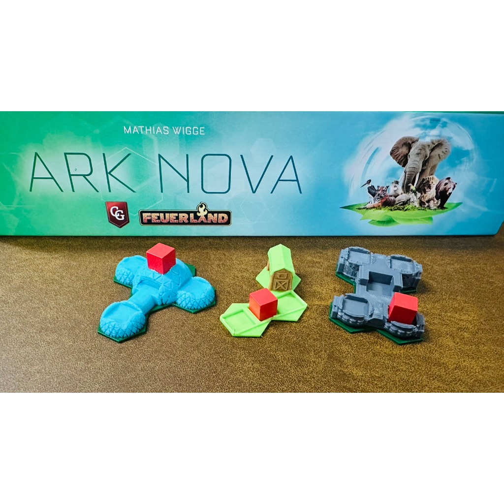 [Plastic] Ark Nova Boardgame (EN/TH) : 3D Special Enclosure Tiles - ชุด ...