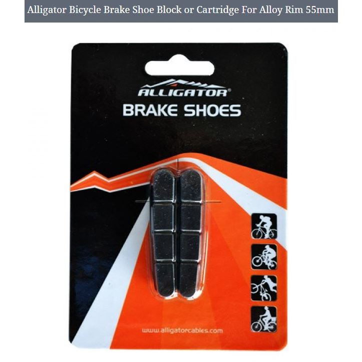 Alligator ยางเบรก-ผ้าเบรค สำหรับเสือหมอบ - ขอบล้ออัลลอย และ Shimano55 ...