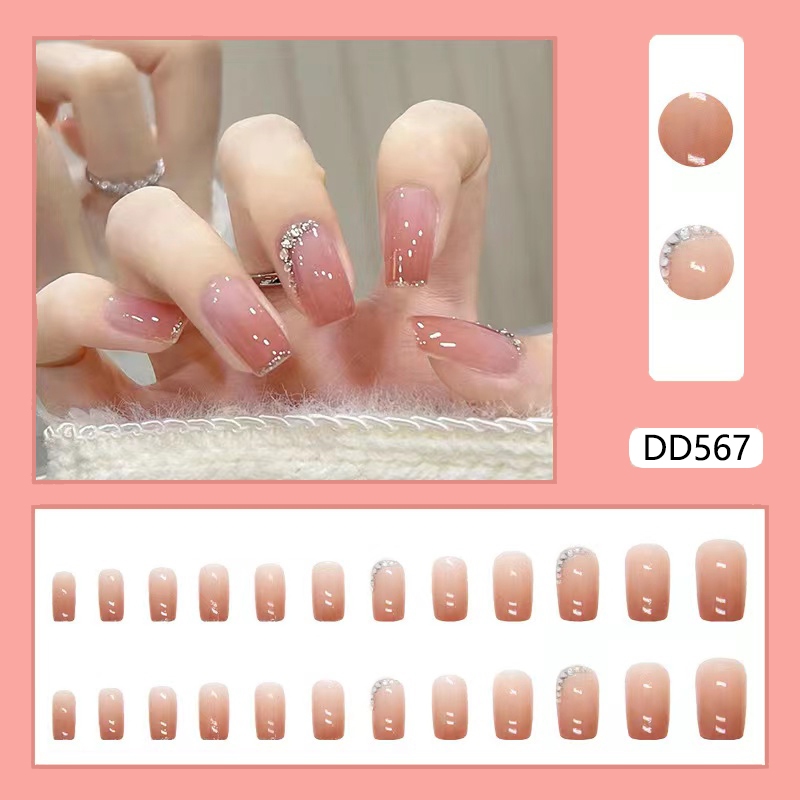 เล็บปลอม[R781]เล็บปลอมสำเร็จรูป เล็บปลอมยาว กันน้ำ ทำเล็บแฟชั่น หลาก ...