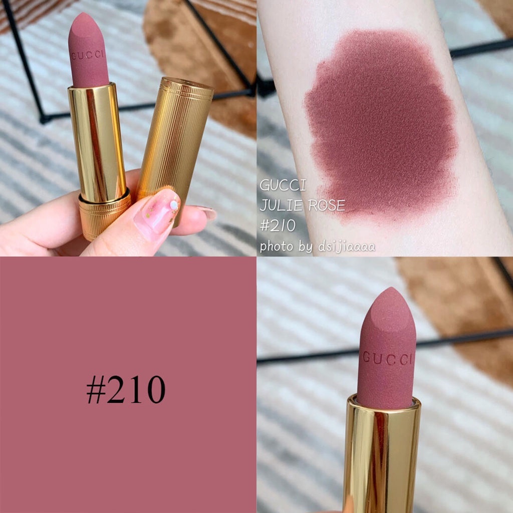 ลิปสติก Gucci Rouge A Levres Mat Lip Colour 3.5g Gucci lip สี 201, 204 ...