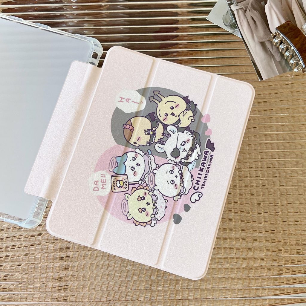 chiikawa นางฟ้าปีศาจ case iPad Air6 gen9 gen8 เคส iPad air4 air5 gen6 pro11 gen10 เคสป้องกัน ...