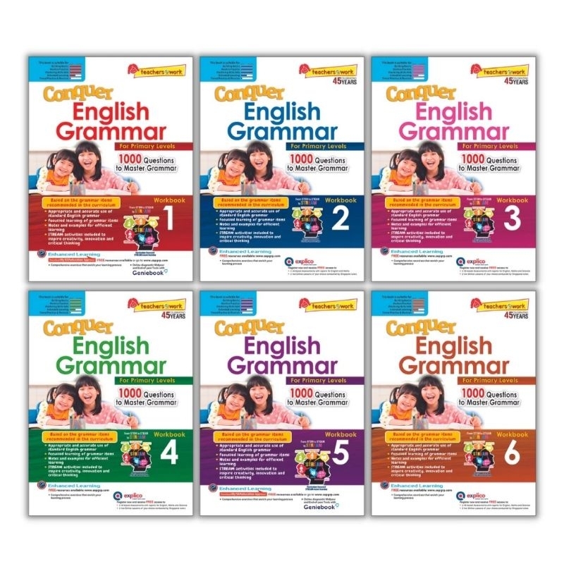 [OnlineLibrary] (Pre order) Conquer English Grammar For Primary ...