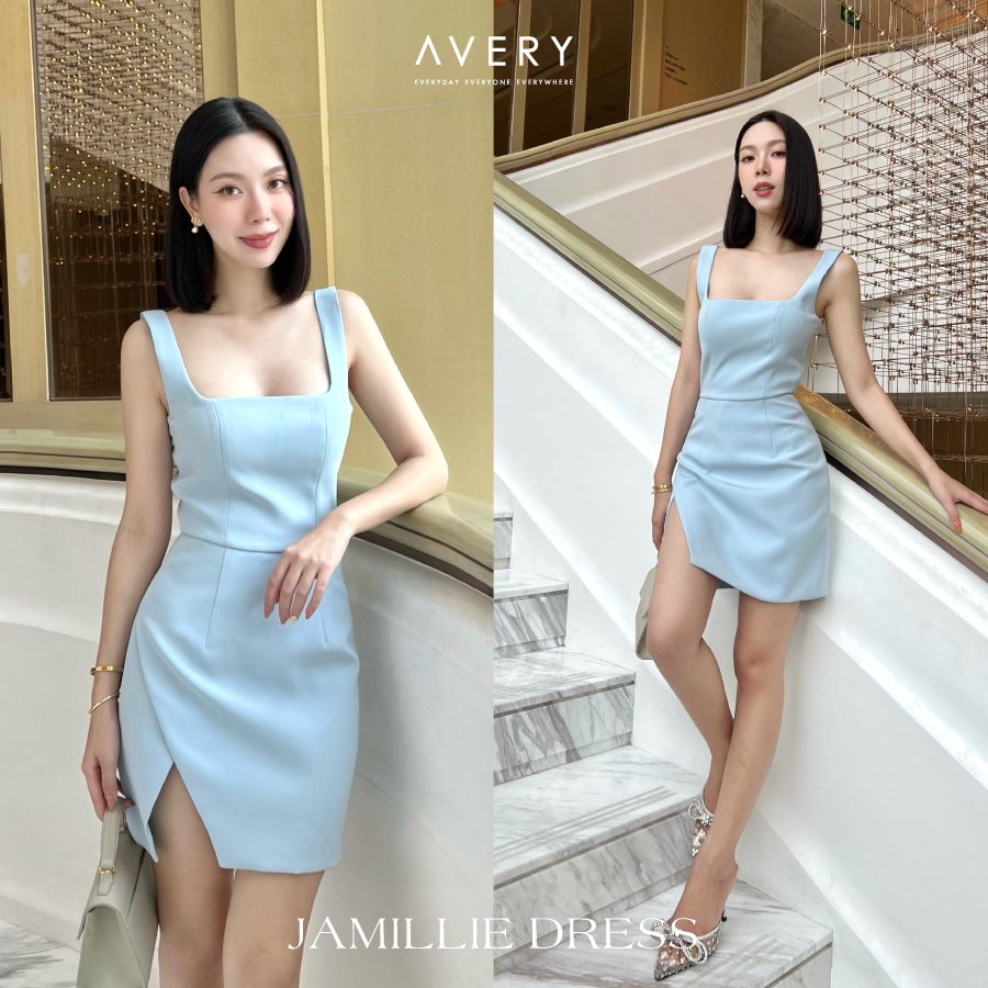 AVERY - Jamillie dress2 (สินค้าพร้อมส่ง/ไม่ต้องรอ) | Shopee Thailand