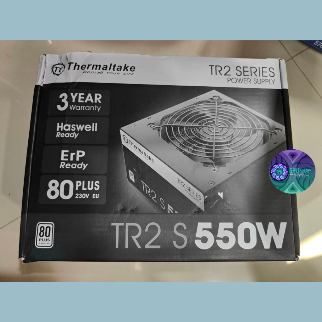 พาเวอร์ซัพพลาย (power supply) Thermaltake TR2 S 550W (550W 80+ White) ประกัน 20/06/2569 ยาวๆ ...