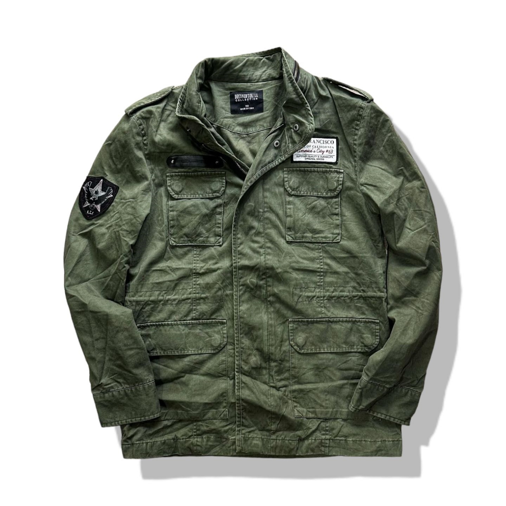 D2K Military Jacket รอบอก 40” | Shopee Thailand