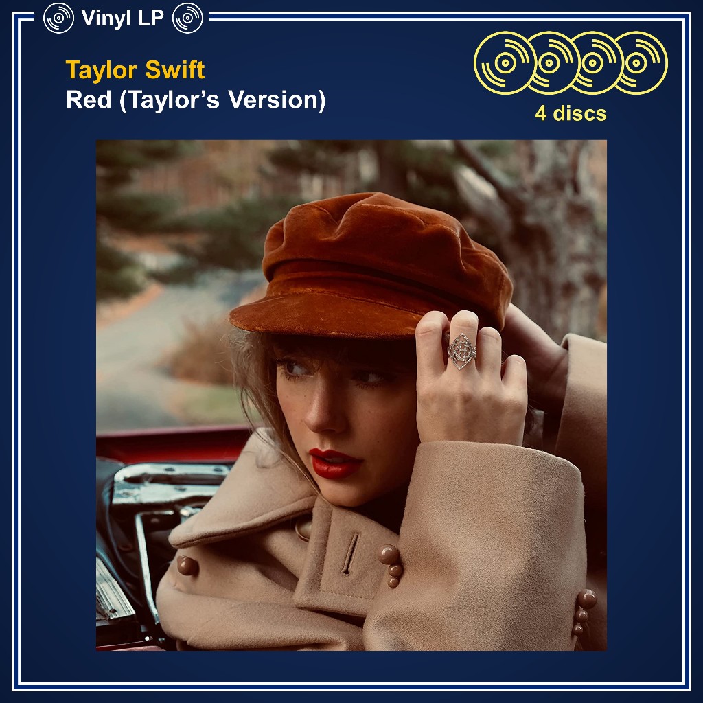 [แผ่นเสียง Vinyl LP] Taylor Swift - Red (Taylor's Version 4LP) [ใหม่และ ...