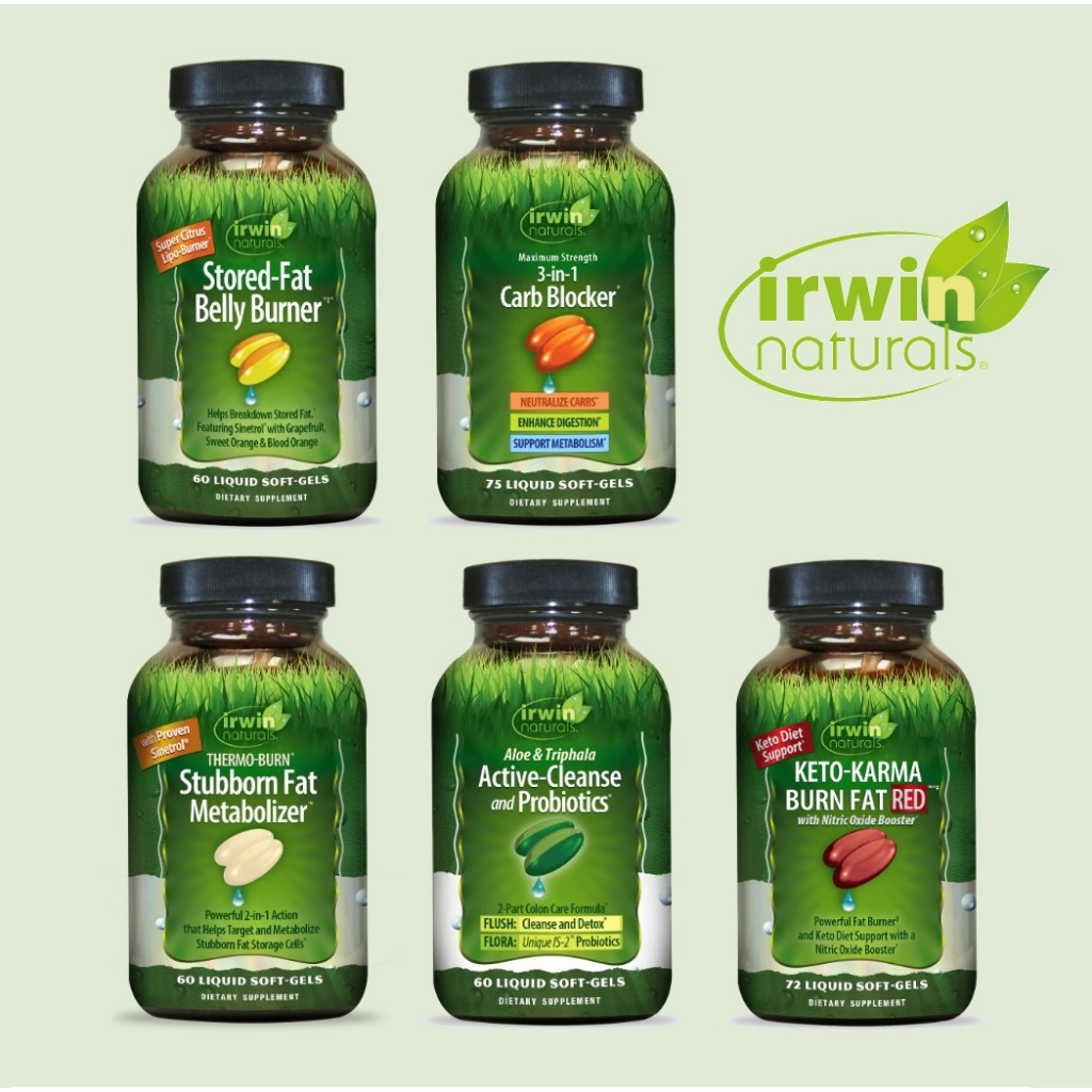 พร้อมส่ง Irwin Naturals, Liquid Soft-Gels อาหารเสริมการควบคุมน้ำหนัก ...