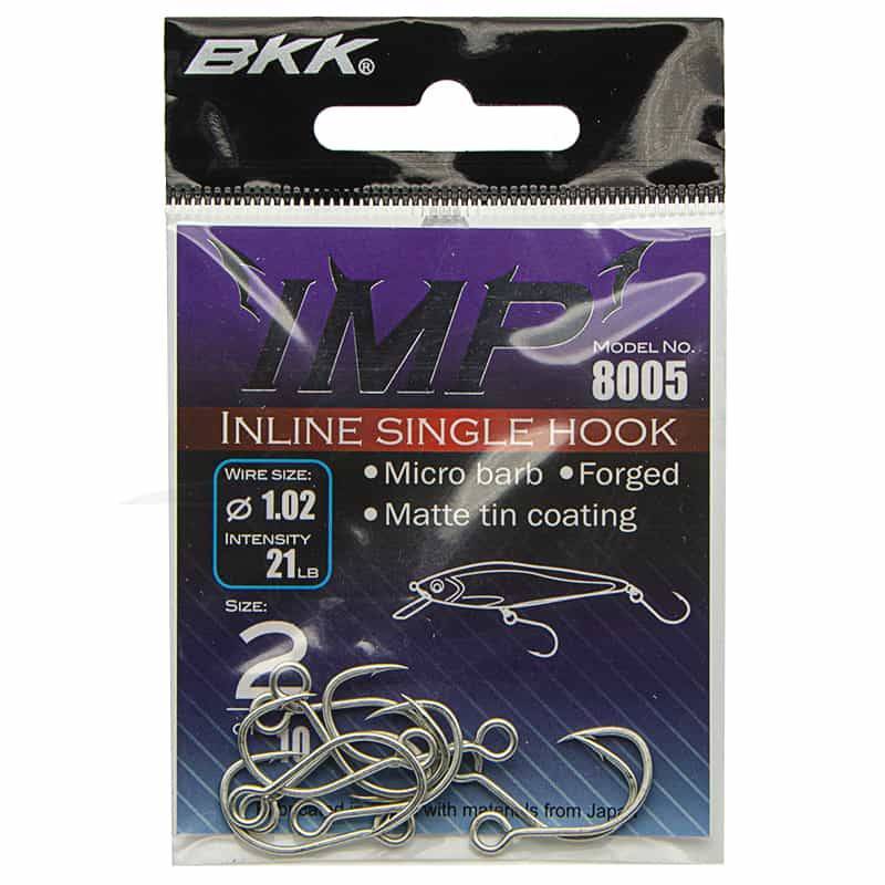 ตราเบ็ดทางเดียว Single Hook จากค่าย BKK IMP Model No.8005 เบอร์ 1 | Shopee Thailand