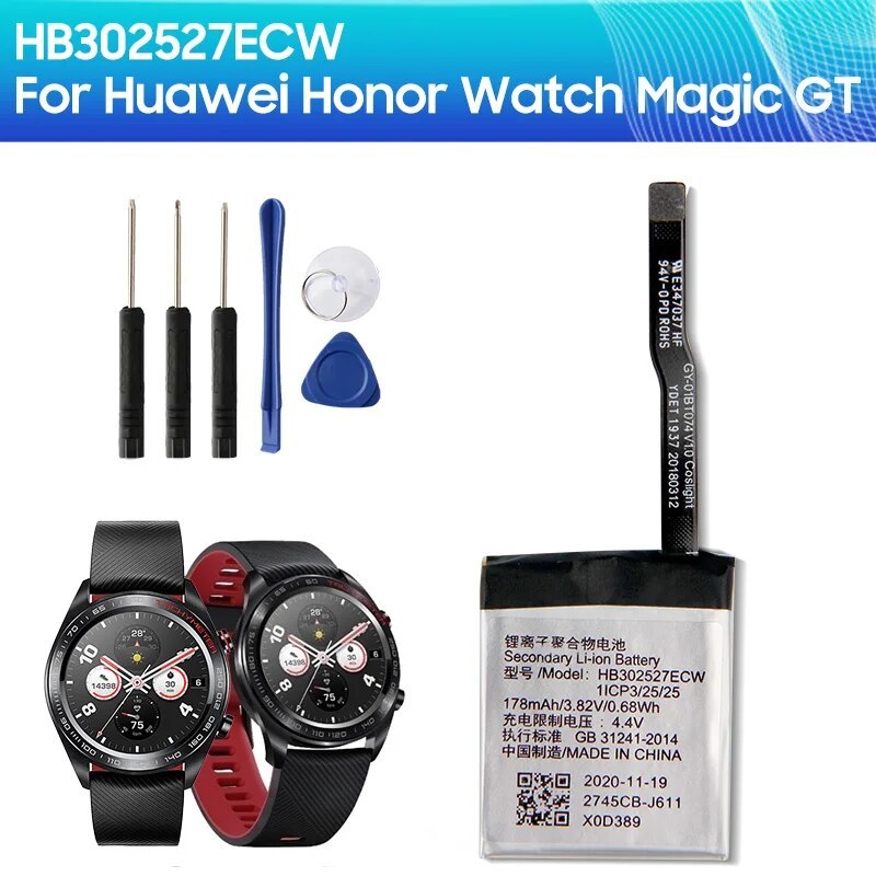 HB302527ECW แบตเตอรี่ใหม่สำหรับ Huawei Honor Watch Magic GT/ 178mAh ...
