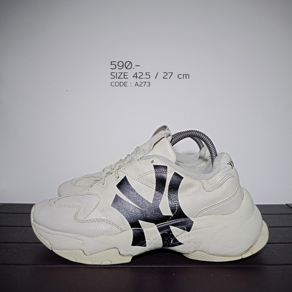 MLB NY 42.5 / 27 cm มือสองของแท้ (A273) | Shopee Thailand