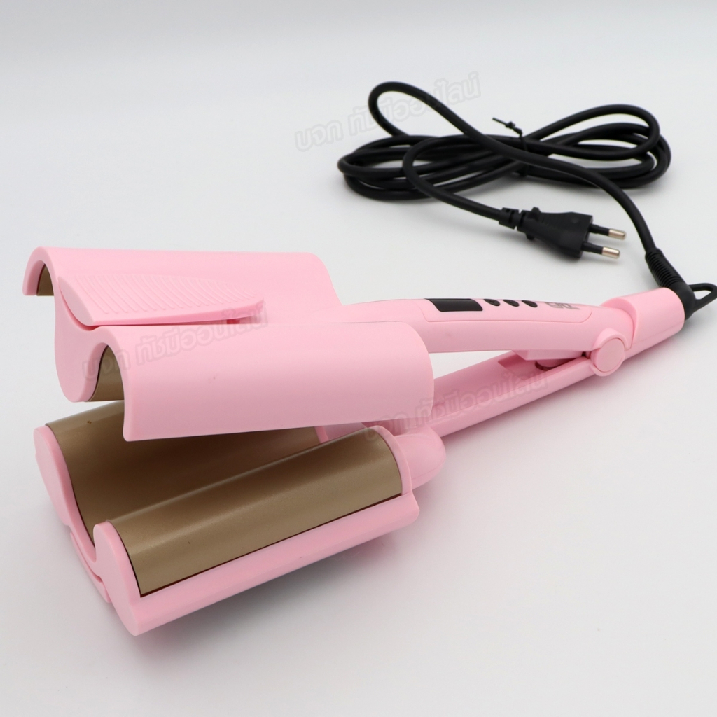 เครื่องหนีบผมลอนมาม่า CKL-V30 ที่หนีบผมลอนเมอเมด V30 ขนาด 26 mm / 32 mm เครื่องทำผม ดัดผม หน้าจอ ...