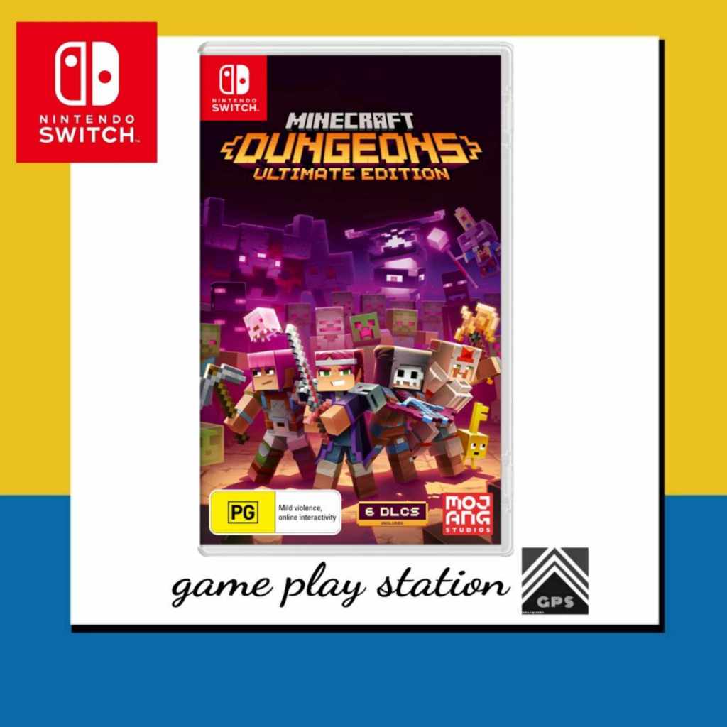 nintendo switch minecraft dungeons ultimate edition ( english zone 2 ...
