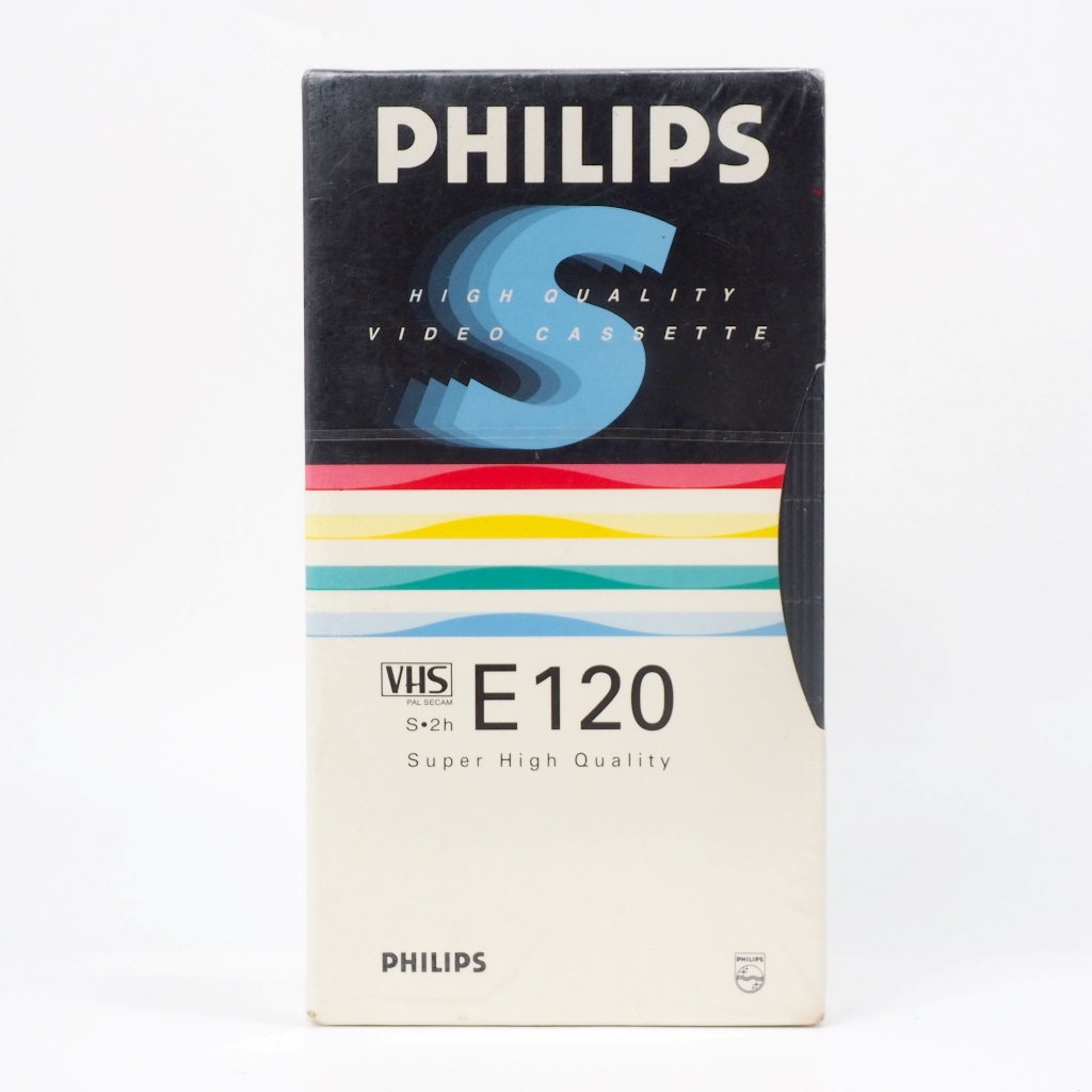 ม้วนวีดีโอเปล่า Philips VHS 120 นาที ของใหม่มือ 1 ในซิล | Shopee Thailand