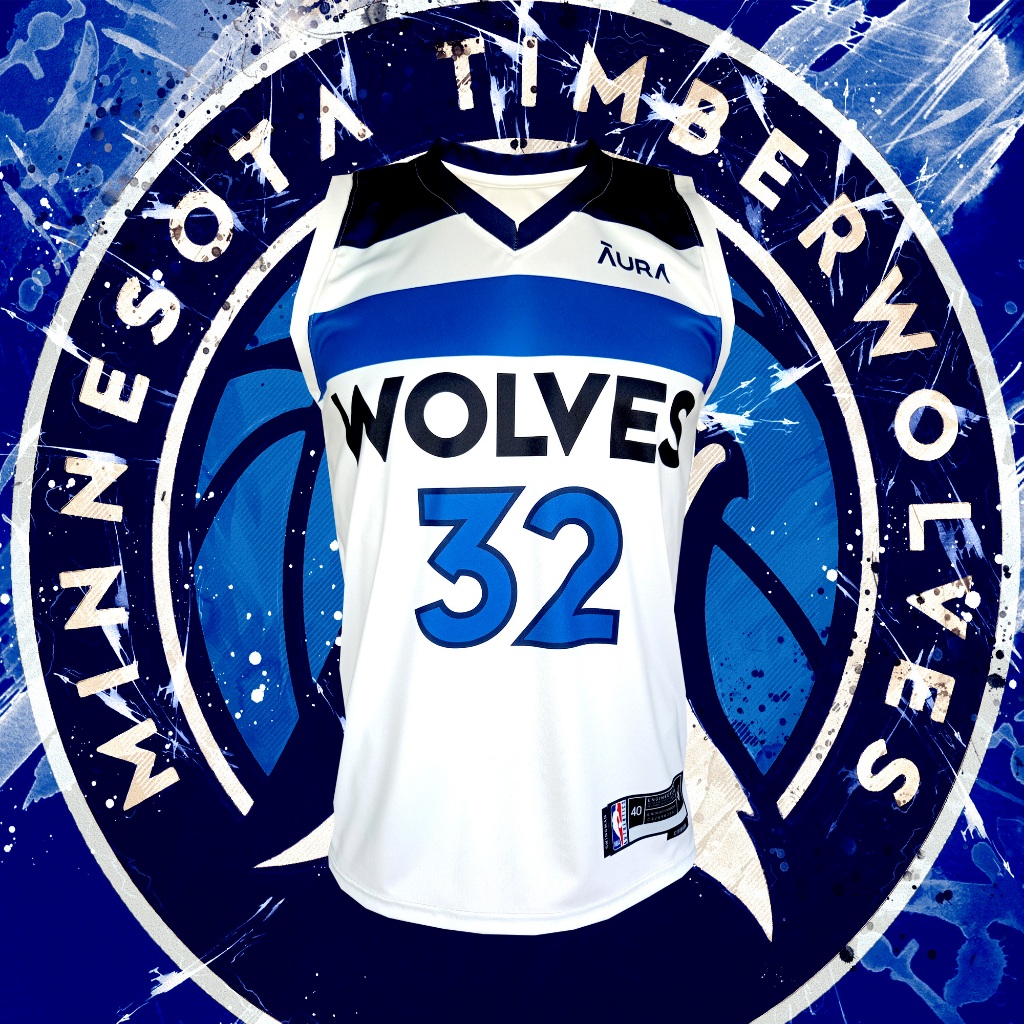 เสื้อบาสเกตบอล NBA Minnesota Timberwolves ทีม มินนิโซต้า ทิมเบอร์วูลฟ์ ...