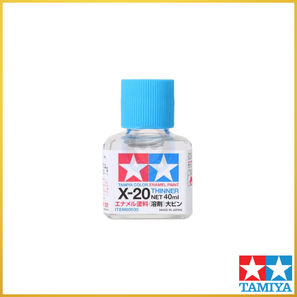TAMIYA X-20 ENAMEL THINNER 40ML / ทินเนอร์ ตัวทำละลายสูตร X | Shopee ...