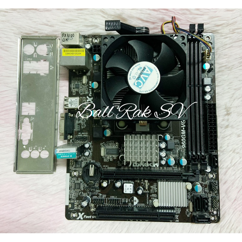 เมนบอร์ด ASROCK 960GM-VGS3 FX / CPU FX 4100 /Socket: AM3+ | Shopee Thailand