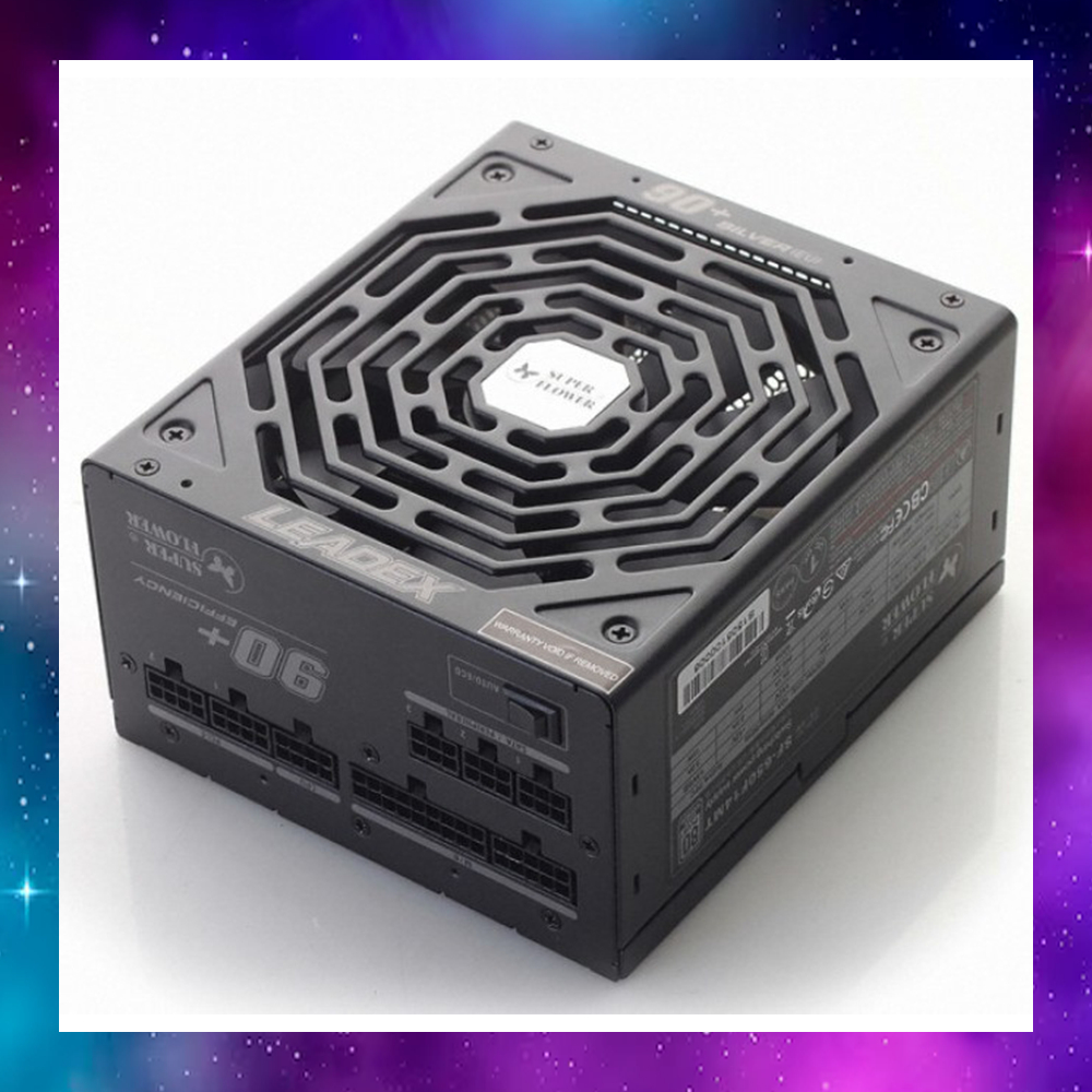 POWER SUPPLY (อุปกรณ์จ่ายไฟ) SUPER FLOWER LEADEX II SILVER 550W SF-550F14M BK สายเพียงพอต่อการ ...