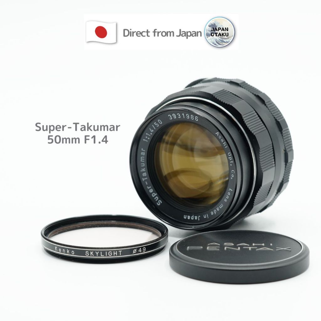 [ใช้ในญี่ปุ่น] "เลนส์วินเทจ" Super Takumar 50 มม. f/1.4 Pentax "โมเดล ...