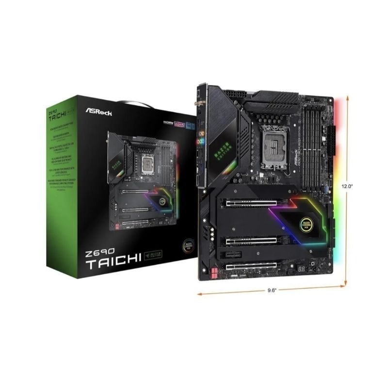 ASRock Z690 Taichi Razer Edition LGA 1700 Intel SATA 6Gb/s DDR5 ATX ...