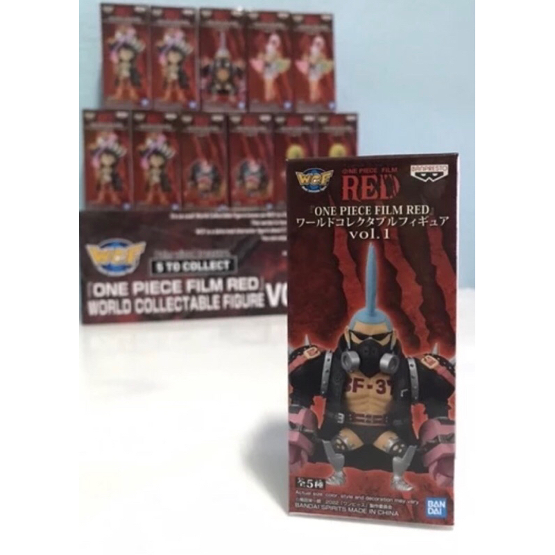 แมวทอง WCF One Piece Film Red Franky โมเดลวันพีช แฟรงค์กี้ | Shopee ...