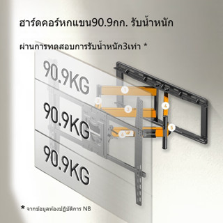 NORTH BAYOU ขาแขวนทีวี แขวนทีวี75-110นิ้ว ปรับก้มเงยได้ ขาแขวนยึดทีวี NB SP5(E400) Full Motion ...