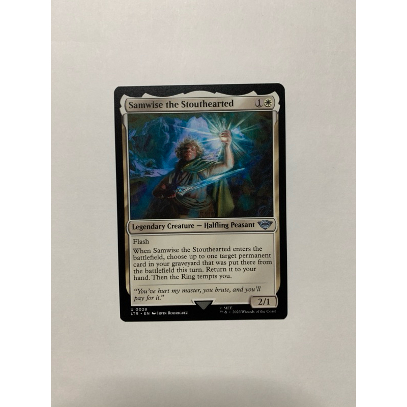 The Lord of the Rings : Samwise the Stouthearted , Commander EDH MTG ...