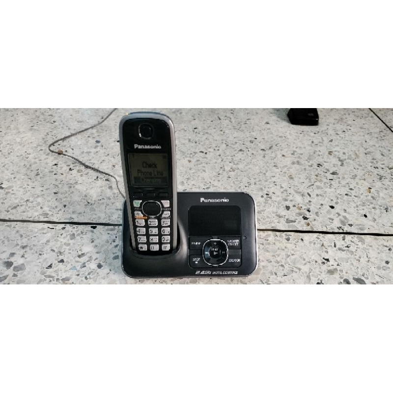 kx-tg3721โทรศัพท์ไร้สายpanasonicมือสองสภาพสวย ตอบรับอัตโนมัติ ฝาก ...