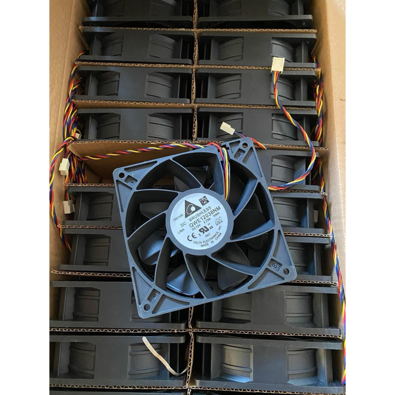 [พร้อมส่ง] (ถุกที่สุด) พัดลม Delta QFR1212GHE 6000 RPM FAN ASIC S9/L3 ...