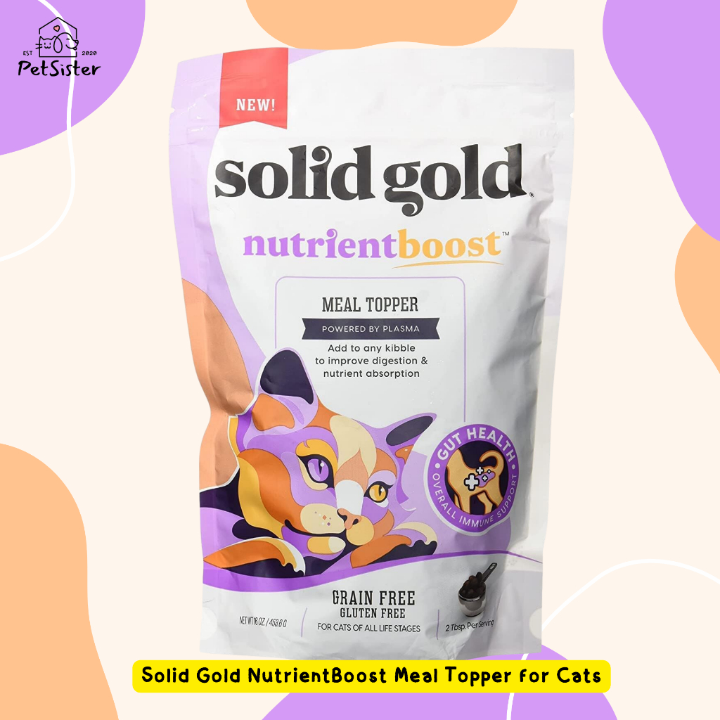 🐱Solid gold Nutrient Boost Meal Topper 454g ท๊อปเปอร์อาหารแมวเกรดพรีเมี่ยม x Petsister | Shopee ...