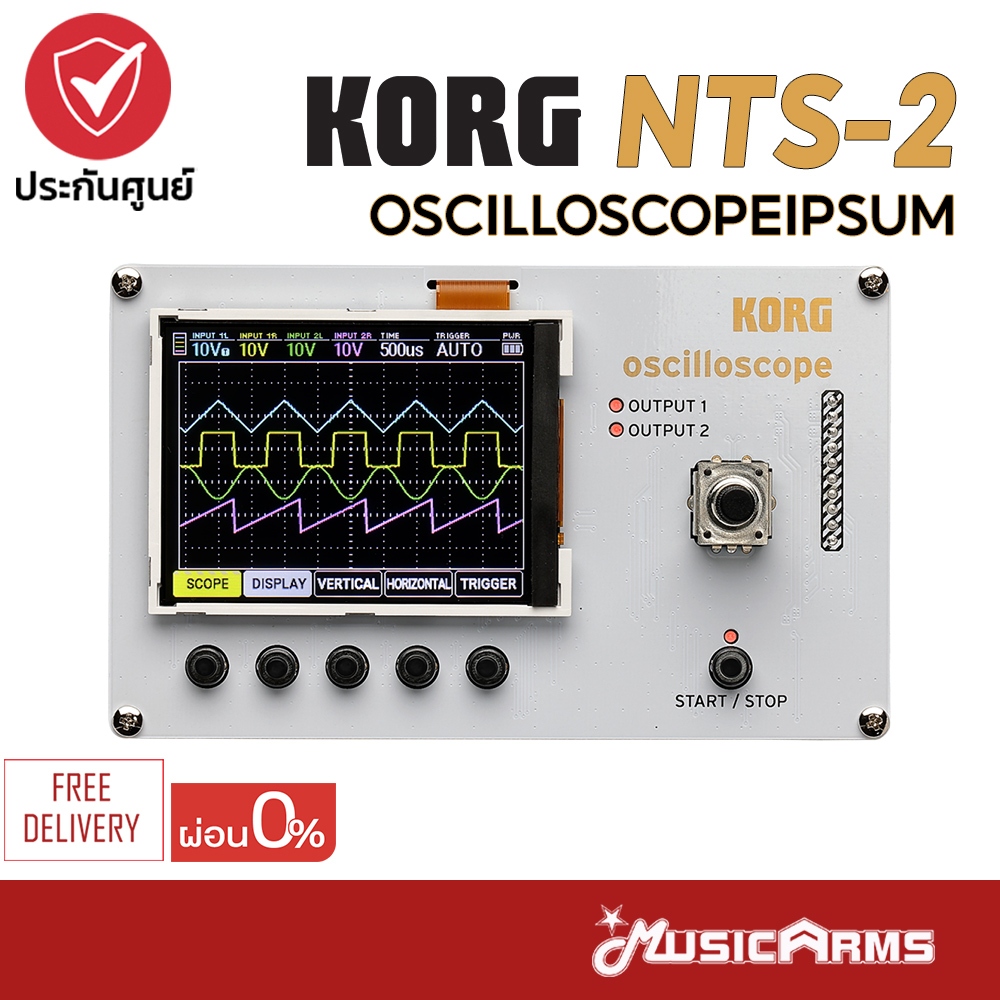 Korg NTS-2 oscilloscope kit ซินธิไซเซอร์ Synthesizer Korg NTS2 รับประกันศูนย์ Music Arms ...