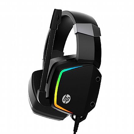 HP H320 Headset Gaming หูฟังระบบสตอริโอ เอฟเฟค LED ลำโพงขนาด 50 มม. ...