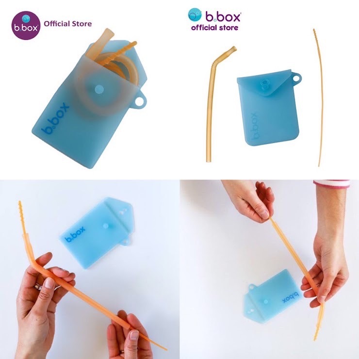 Bbox Silicone Straw Travel Set เซ็ตหลอดซิลิโคนพกพา นึ่งได้ มาพร้อมแปรง ...