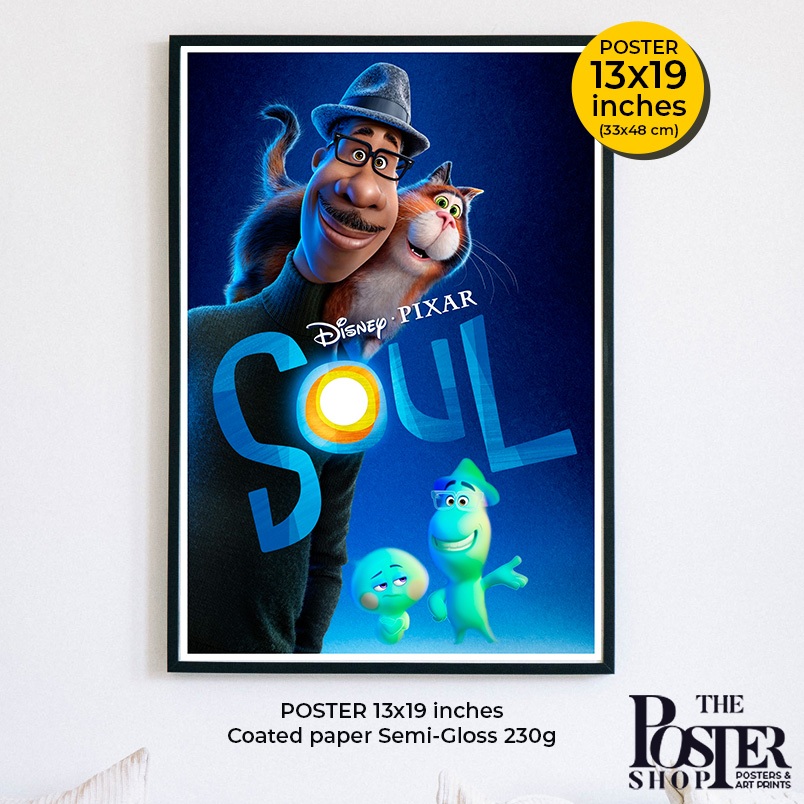 Soul Disney Pixar Posters ขนาด 33x48 cm มีหลายแบบให้เลือก | Shopee Thailand
