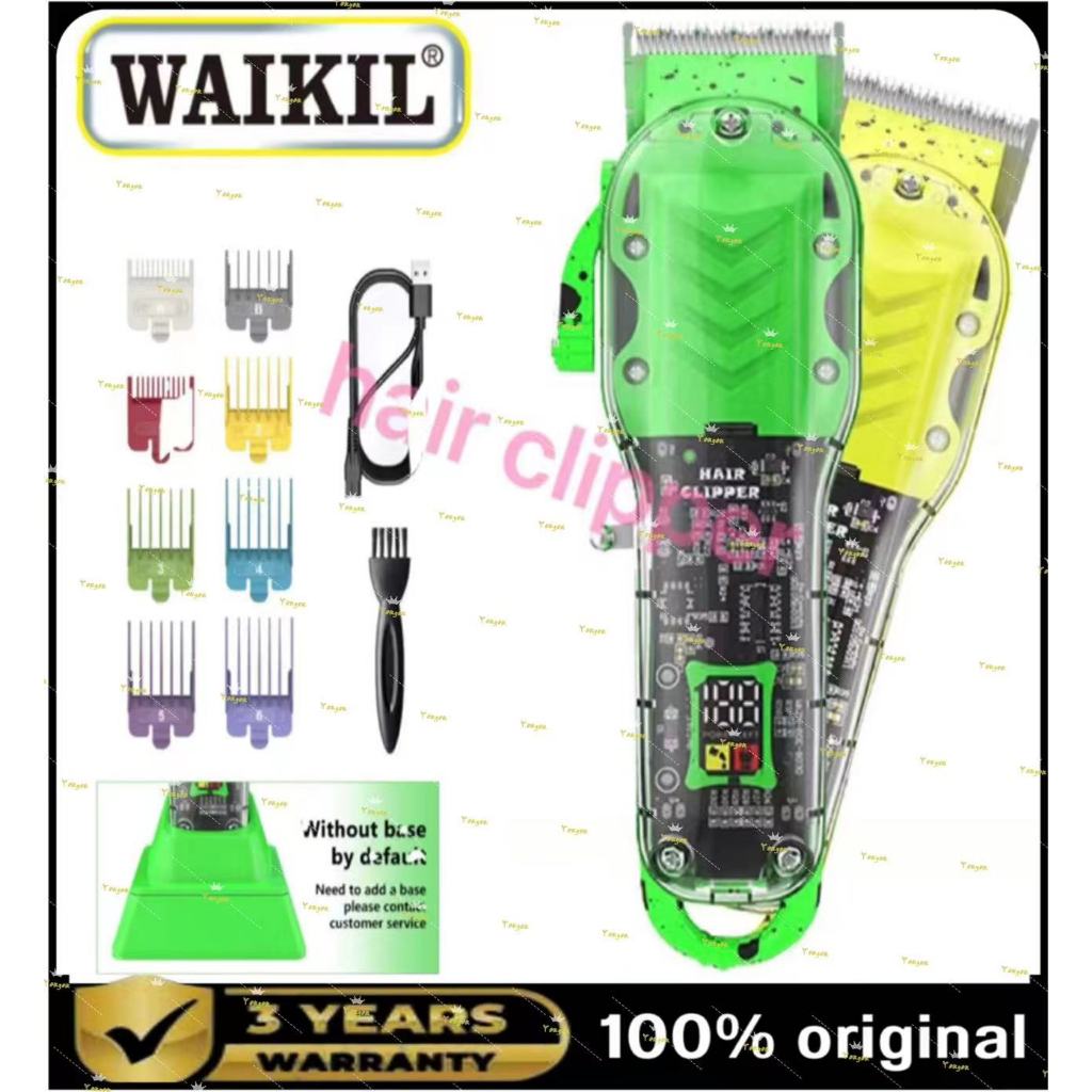 WAIKIL-6060กแบบเปลือยโช์แผงวงจร ระบบไร้สายแสดงผลแบตที่หน้าจอปตตาเลี่ยน ...