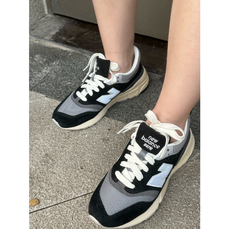 New Balance NB 997r - ขาว - ดำ ของแท้ 100 % รองเท้าผ้าใบ | Shopee Thailand