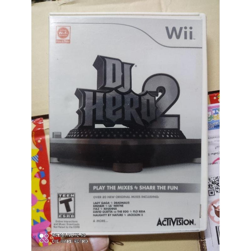 แผ่นแท้ DJ Hero 2 Wii USA หายาก สภาพสวย นักเล่นเกมส์ แนวดนตรี ไม่ควร ...